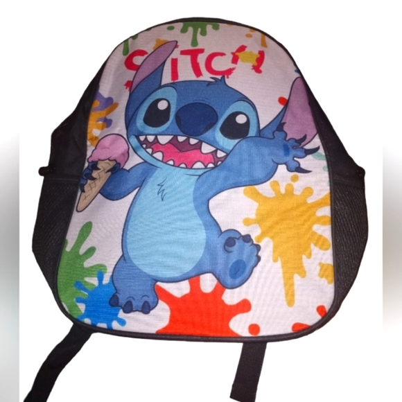Accessories | Stitch Paint Splatter Backpack | Poshmark